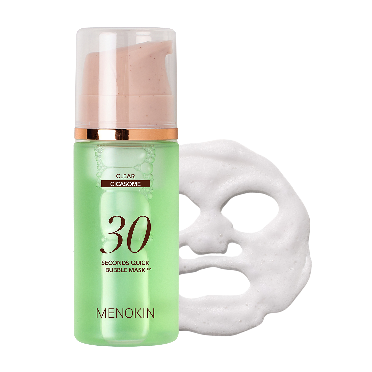 Menokin 30 Seconds Quick Bubble Mask CLEAR - Clean Korean Skincare ...